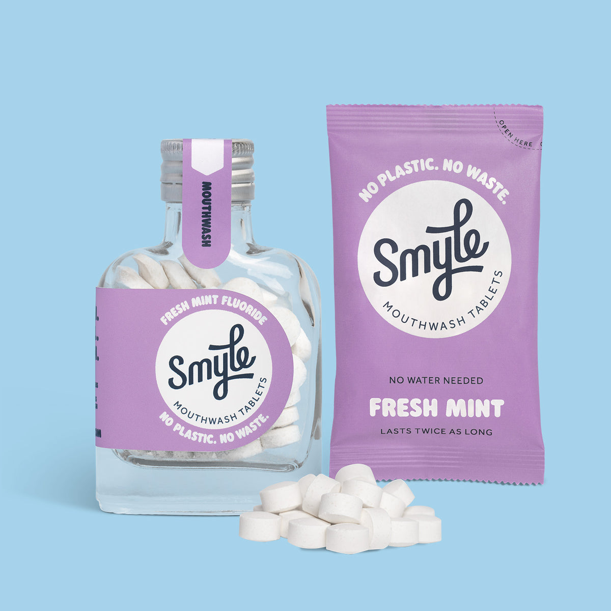 Mouthwash Tablets Freshmint – Starter Kit – Smyle